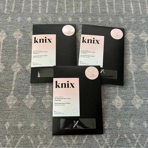 knix | Intimates & Sleepwear | Nwt Knix High Rise Leakproof Thongs ...